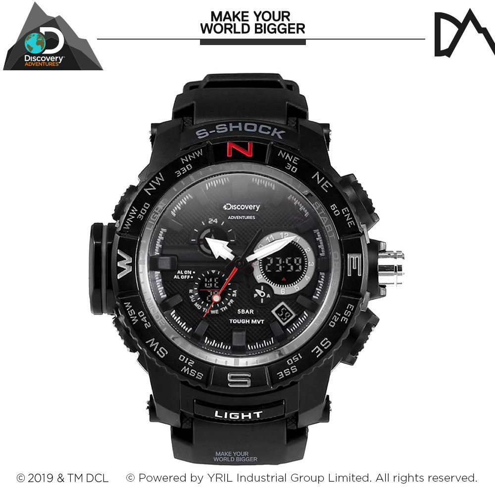 Buy Discovery Adventures Analog And Digital Watch For Women Men Outdoor ...