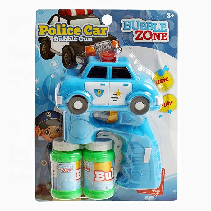 Buy Electronic Light Up Police Bubble Blaster Shooter Gun,flashing ...