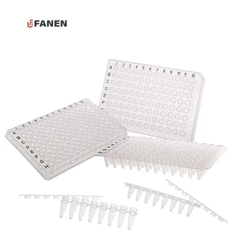 Buy Fanen Lab Consumables Dnase And Rnase Free White Optical Flat Lid 0 ...