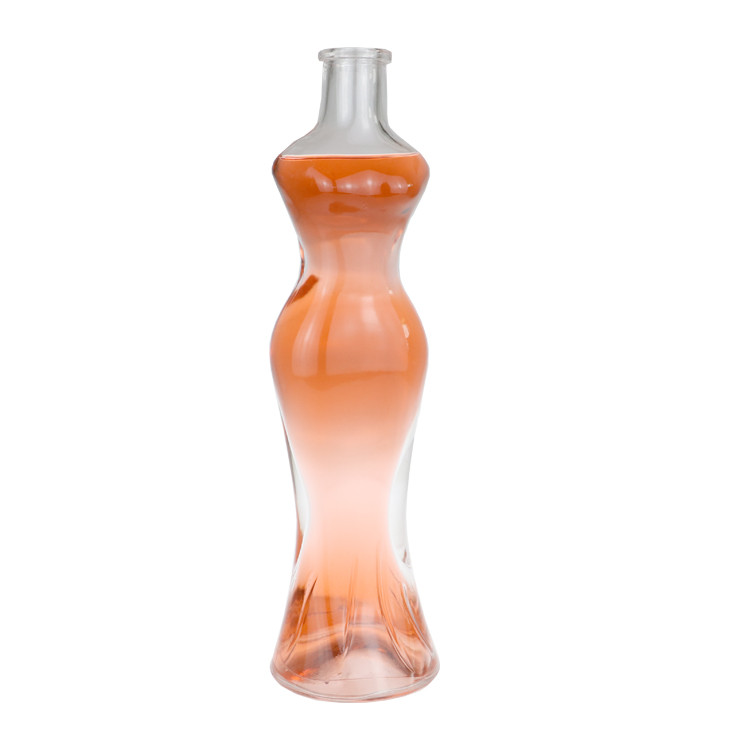 Buy Food Grade Female Body Shape Glass Bottle Women Glass Bottle 750ml ...