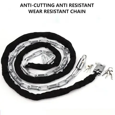 Buy Heavy Duty Universal Security Bicycle Key Chain Lock Anti-theft For ...