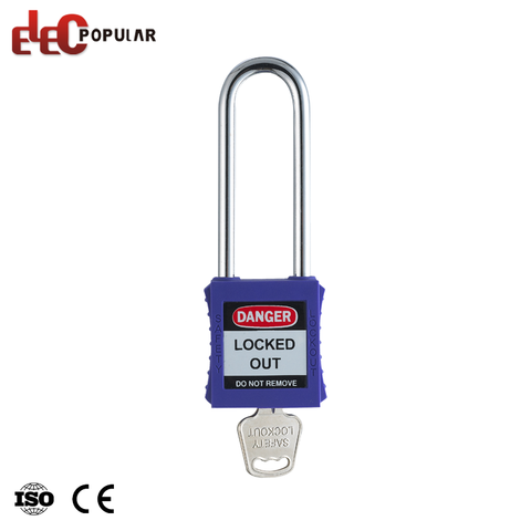 Buy Industrial Equipment 76mm Plastic Shackle Keyed Alike Safety ...