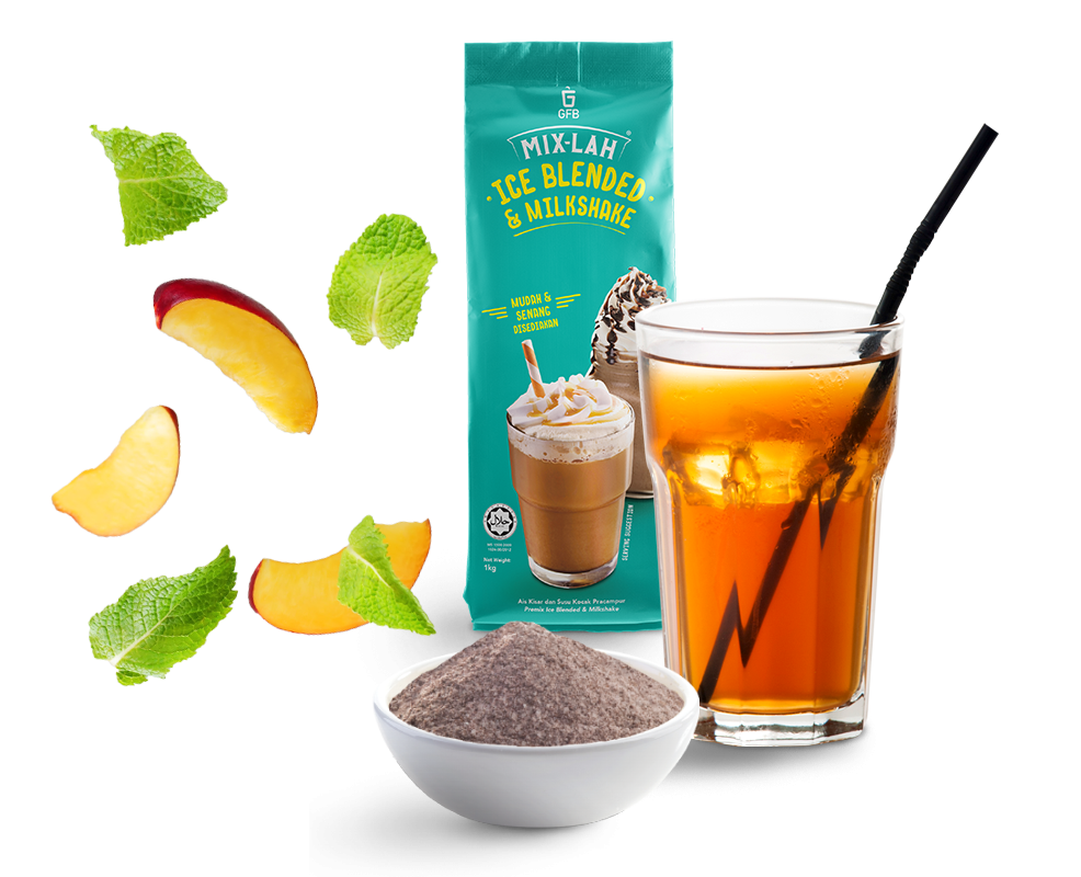 Buy Instant Ice Fruit Tea Peach Tea Powder For Bubble Tea Shop from GFB ...