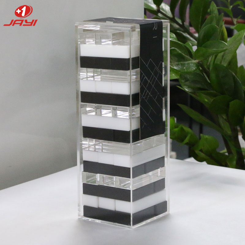 Buy Jayi Acrylic Factory Custom Luxurious Lucite Jenga Classic Chess ...