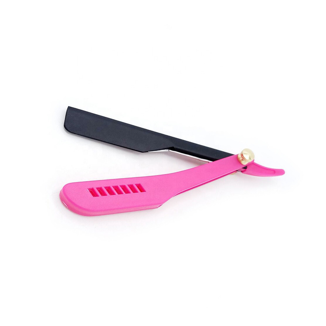 Buy Men Straight Stainless Steel Razor Hair Shaper Barber Razor Folding ...