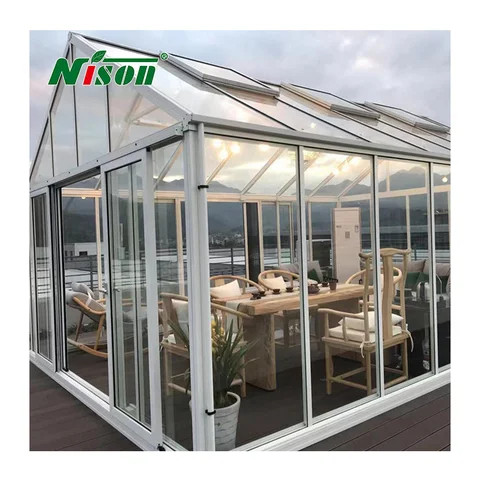 Buy Modern Outdoor Patio Gazebo Sunroom Green Triangle Molding Wedding ...