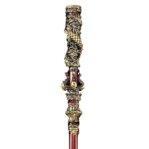 Buy Monkey King Staff Black Myth Wukong Game Model Art Craft Ruyi ...