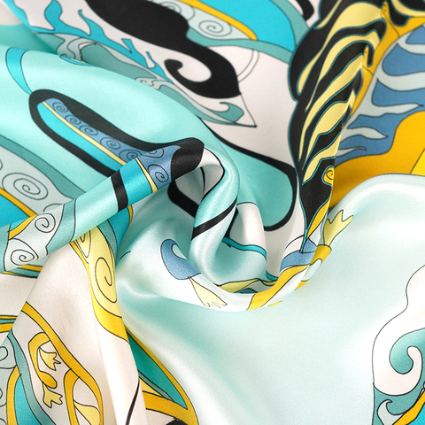 Buy Mulberry Digital Print Silk Satin Fabric from Shanghai Hansun ...