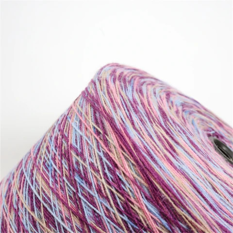 Buy Multi-color Soft Roving Medium Acrylic Yarn Space Dyed For Hand ...