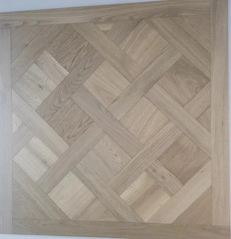Buy Natural Color Versailles White Oak Floor Wood Parquet Design Shape ...