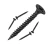 Buy Philip Head Black Fine Thread Gypsum Self Tapping Drywall Screws ...
