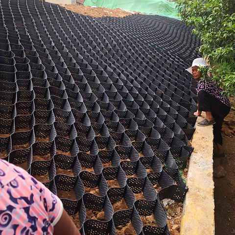 Buy Plastic Geocell Driveway Gravel Grid Geocells For Soil ...
