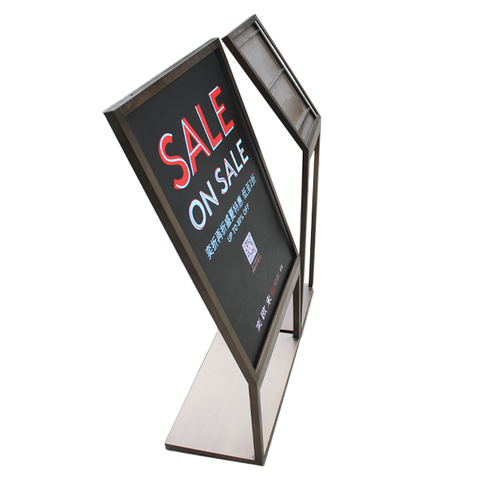 Buy Poster Display Metal Sign Board Stand For Display Shopping Mall ...