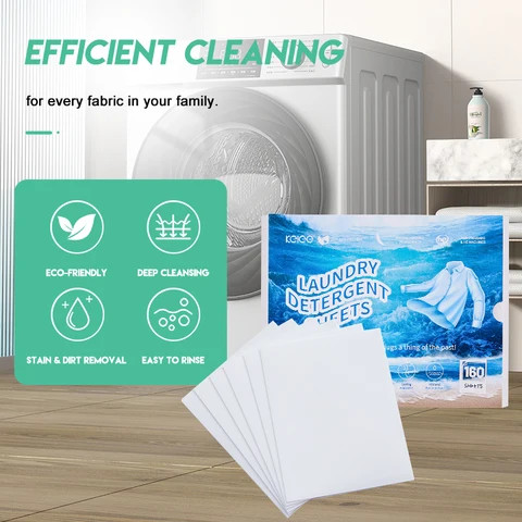 Buy Private Label Laundry Strip Detergent Sheet High Foam Eco-friendly ...