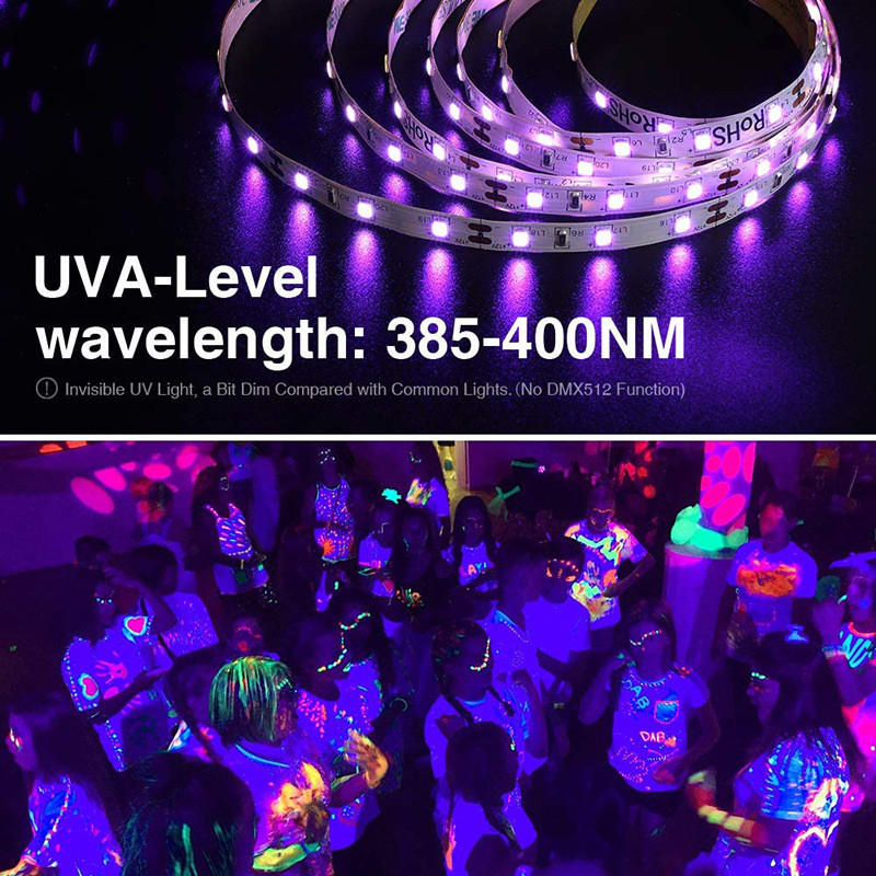 Buy Purple Uva Uvc Germicidal Purple Led Light Strip 254nm 360nm 365nm ...