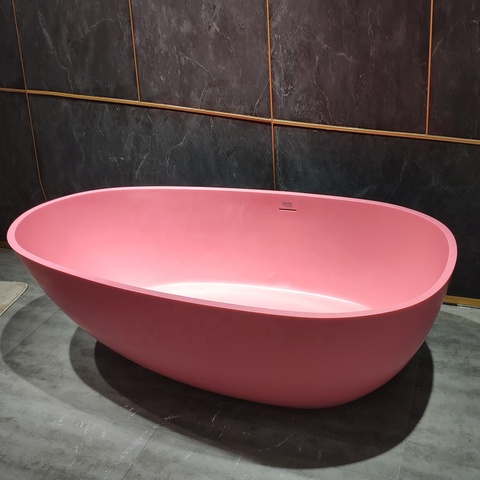 Buy Solid Surface Stone Bathtub Bathroom Hot Bath Tub Freestanding ...