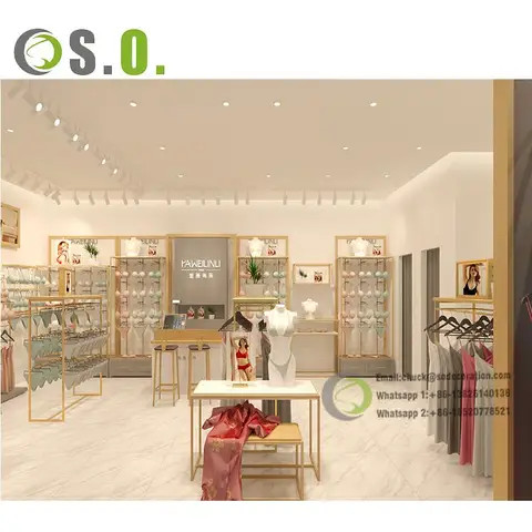 Buy Tailor-made Bra Shop Interior Design Display Stands Retail Lingerie ...