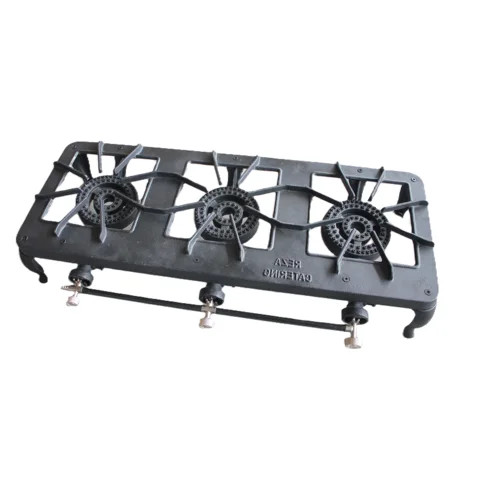 Buy Triple Burner Cast Iron Stove For Household Hotel Outdoor Lp Gas ...