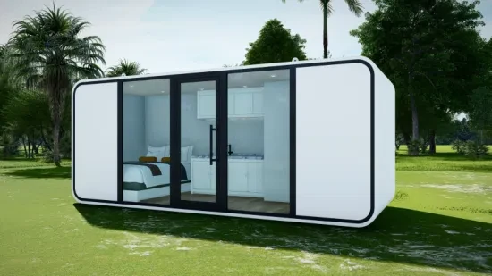 Buy Uxury Modern Outdoor Portable Mobile Glamping Apple Capsule Resort ...