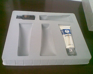 Buy Vacuum Formed Flock Velvet Plastic Packaging Tray For Cosmetics Low ...