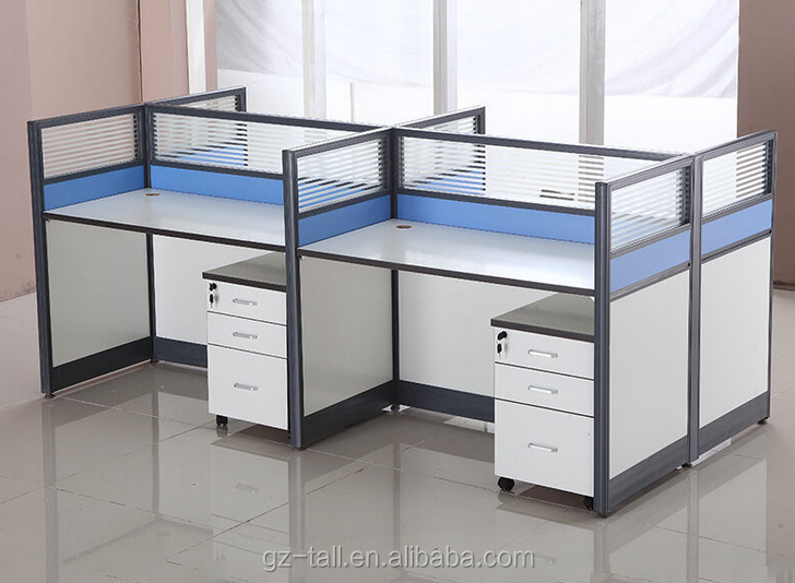 Buy Wholesale Modern Office Desk Cubicles For 4 People Office Cubicle ...