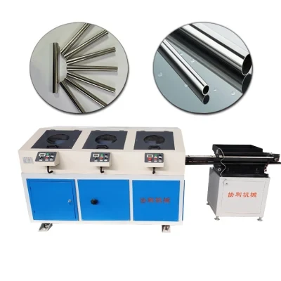 Buy Xieli Machinery Three Station Round Tube Pipe Polishing Machine ...