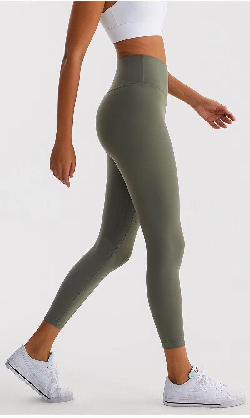 Buy New Lycra Sports Leggings High-waisted Yoga Leggings, Tummy Control ...