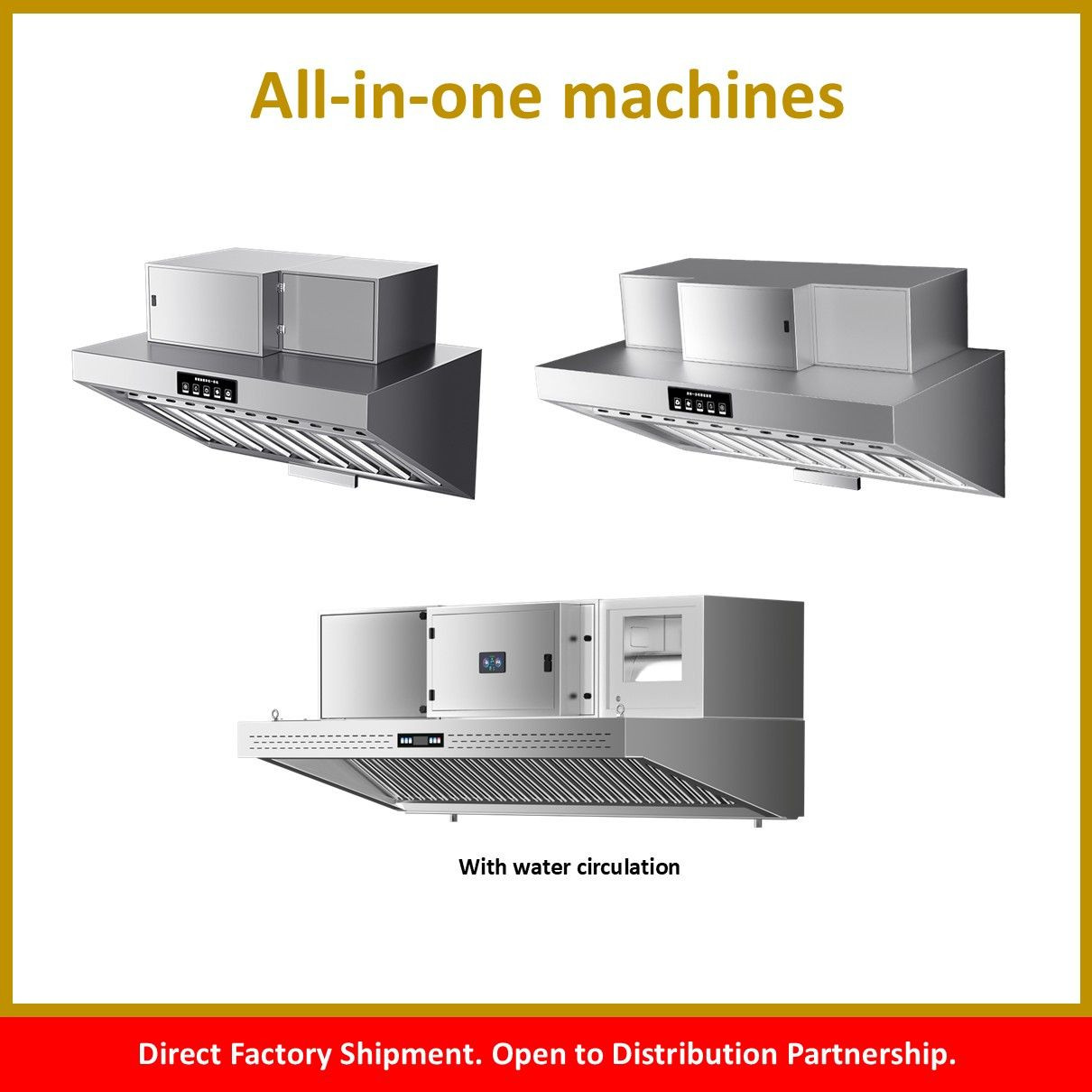 Buy Commercial Kitchen Range Hood Exhaust Series from YF Selections ...