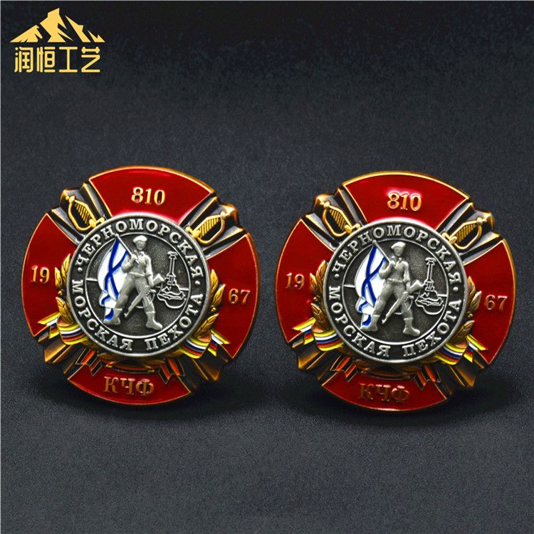 Buy Metal Badge Custom Medallion Commemorative Medallion from Shenzhen ...