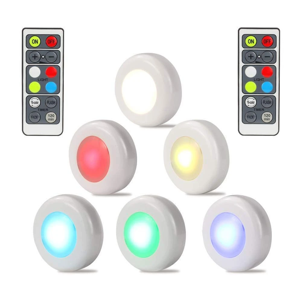 Buy Wireless Touch Sensor Color Changing Battery Operated Rgb Puck ...