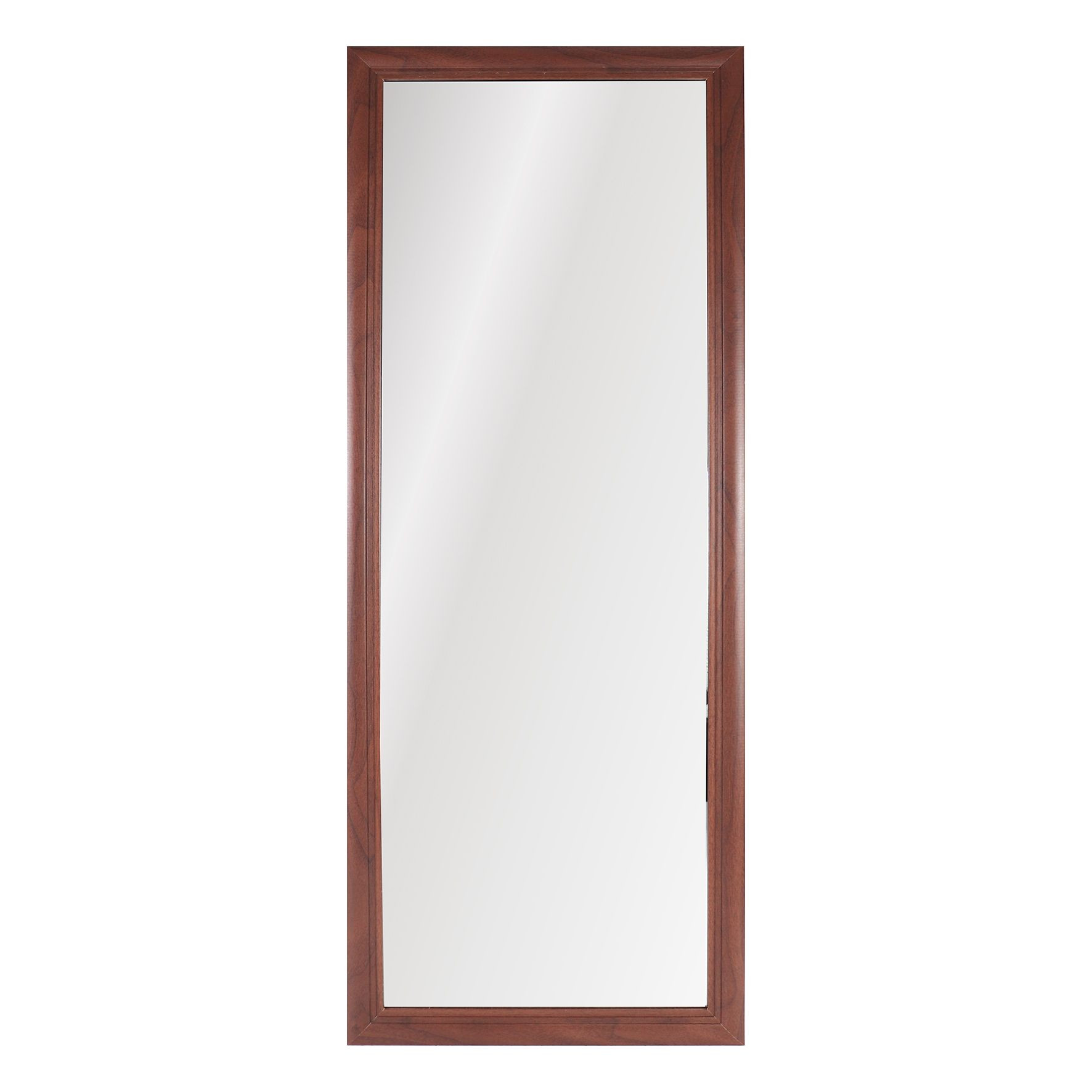 Buy Wood Color Rectangular Mirror Made By Mdf And Mirror For Home ...