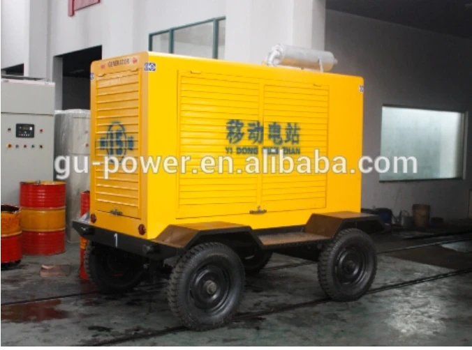 Buy Mobile Diesel Generator 500kw 3 Phase Trailer Genset With Sound ...