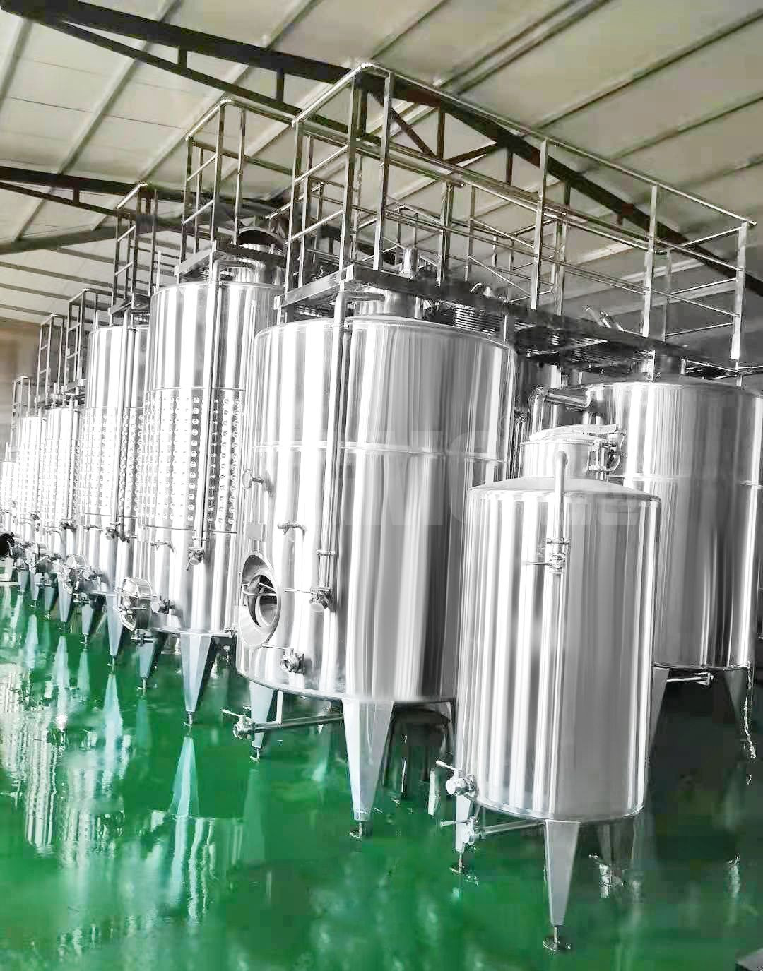 Buy 1000l 3000l 5000l Fruit Brew Fermentation Tank Stainless Steel 304 ...