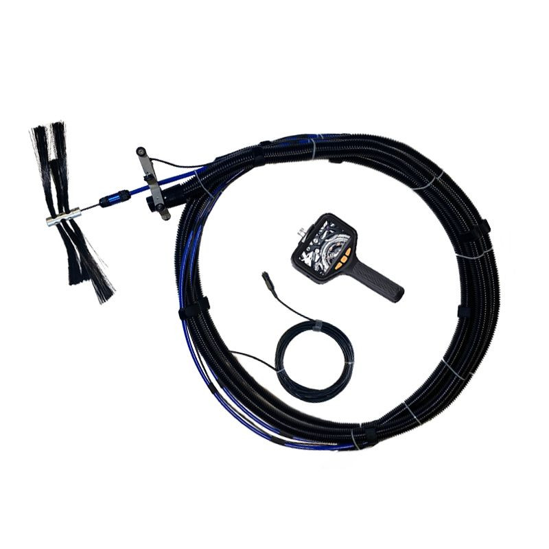 Buy Rj-bot Q37 Flexible Shaft Pipe Duct Cleaning Equipment Rotary Brush ...