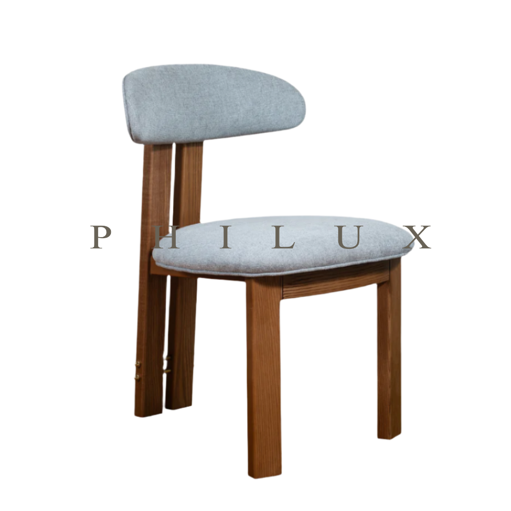 Buy Philux M Dining Chair Solid Wood Frame With Brass Accents ...