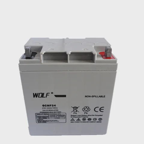 Buy 12v 24ah Rechargeable Valve Regulated Energy Storage Battery from Jiangxi Wolf Power ...