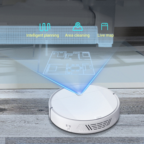 Buy 2021 New Design Smart Robotic Vacuum Cleaner Black Color Robot ...