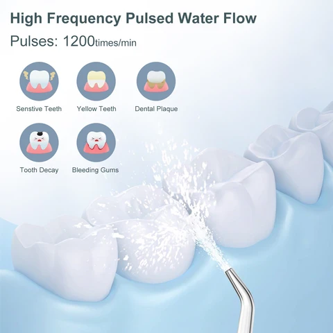 Buy 2023 Upgraded Cordless Electric Water Flosser H2o Oral Irrigator ...