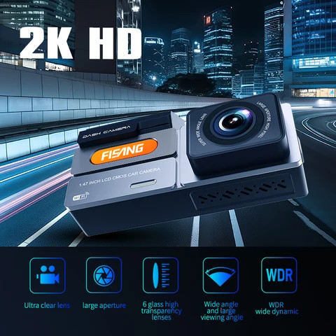 Buy 2k +1080p Dual Lens Dash Camera Mini Cam Front & Rear Uhd Driving ...