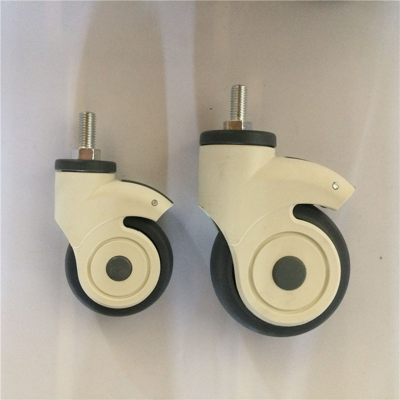 Buy 3 4 Inch Small Plastic Swivel Silent Medication Trolley Caster ...