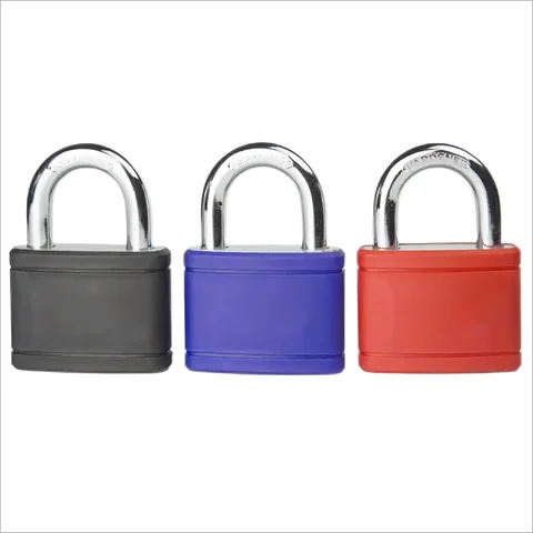 Buy 40mm Plastic Iron Red Safety Lockout Padlock Master Key Padlock ...