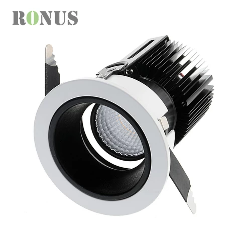 Buy 55mm Cutout Led 7w Ip44 Adjustable Cob Low Ugr Down Light Recessed ...