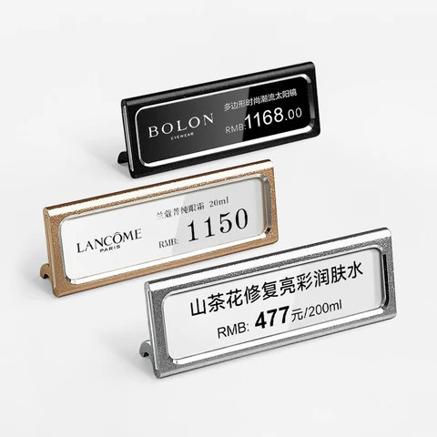 Buy Adjustable Removable Mini Cube Price Tag Display Number Letter ...