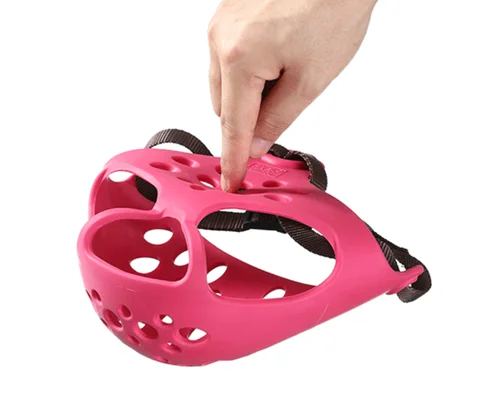 Buy Adjustable Safety Pe Plastic Breathable Barking Soft Basket Dog ...