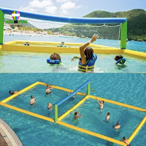 Buy Airfun Large Pool Inflatable Volleyball Field / Inflatable Water ...