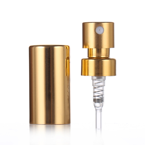Buy Aluminum Perfume Bottle Spray Pump Golden & Silvery Perfume Crimp ...