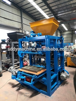 Buy Brick Molding Machine Processing Cement Brick Making Machine Qt4-24 ...