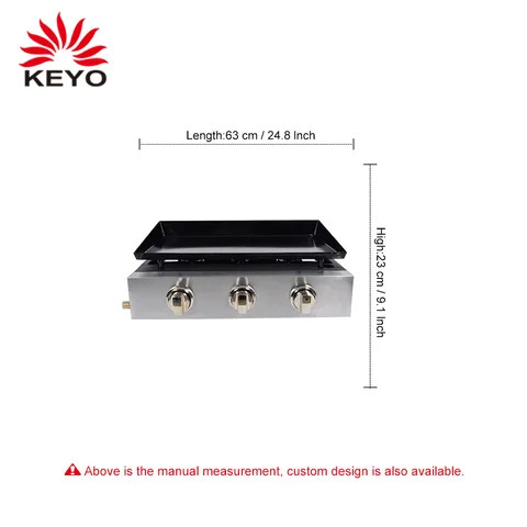 Buy Butane Tabletop Plancha Gas Barbecue Grill Table Flat Top Propane ...