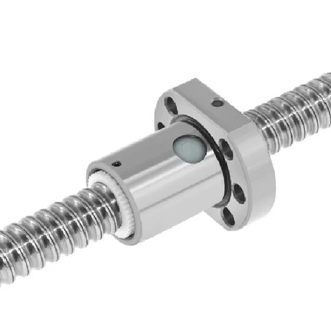 Buy C7 Precision Rolled Thread Double Nut Ball Screw With Right Hand ...