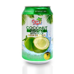 Buy Canned Pure Coconut Water Juice With Pulp From Thailand from ROYAL ...